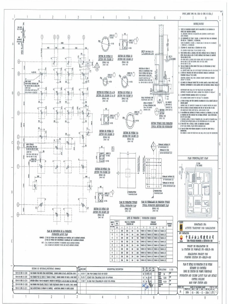 1604-01-DWG-CI-2354 Rev.C Civil Structural Drawings of Control Building ...