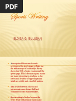 Sports Lingo Tagalog | PDF