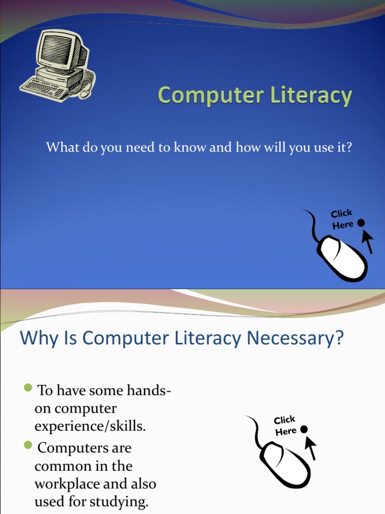 What Is Computer Literacy | PDF