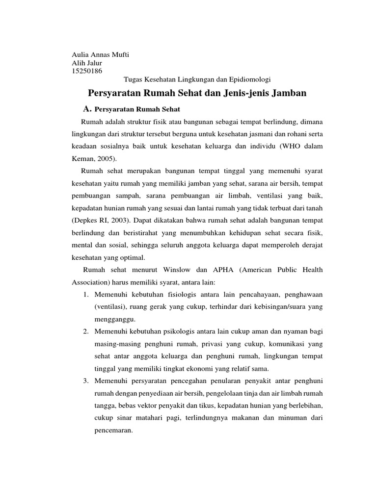 Jenis-Jenis Jamban | PDF