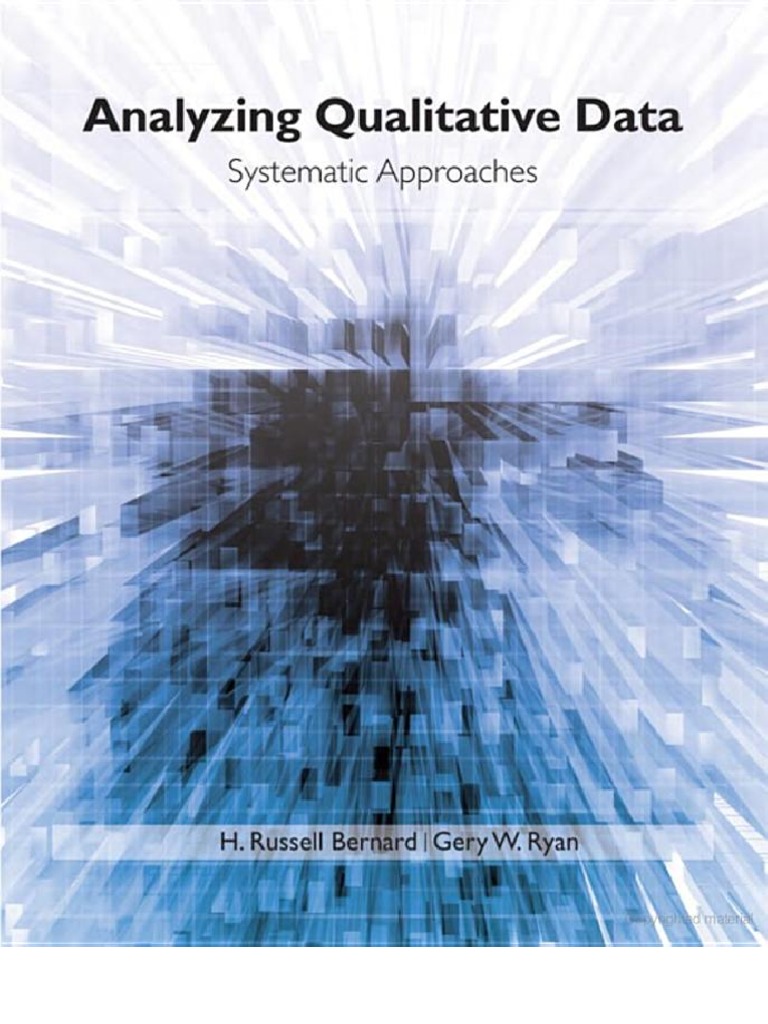 123444555-Analyzing Qualitative Data | PDF