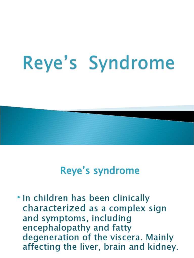 Reye Syndrome | PDF | Coma | Ct Scan