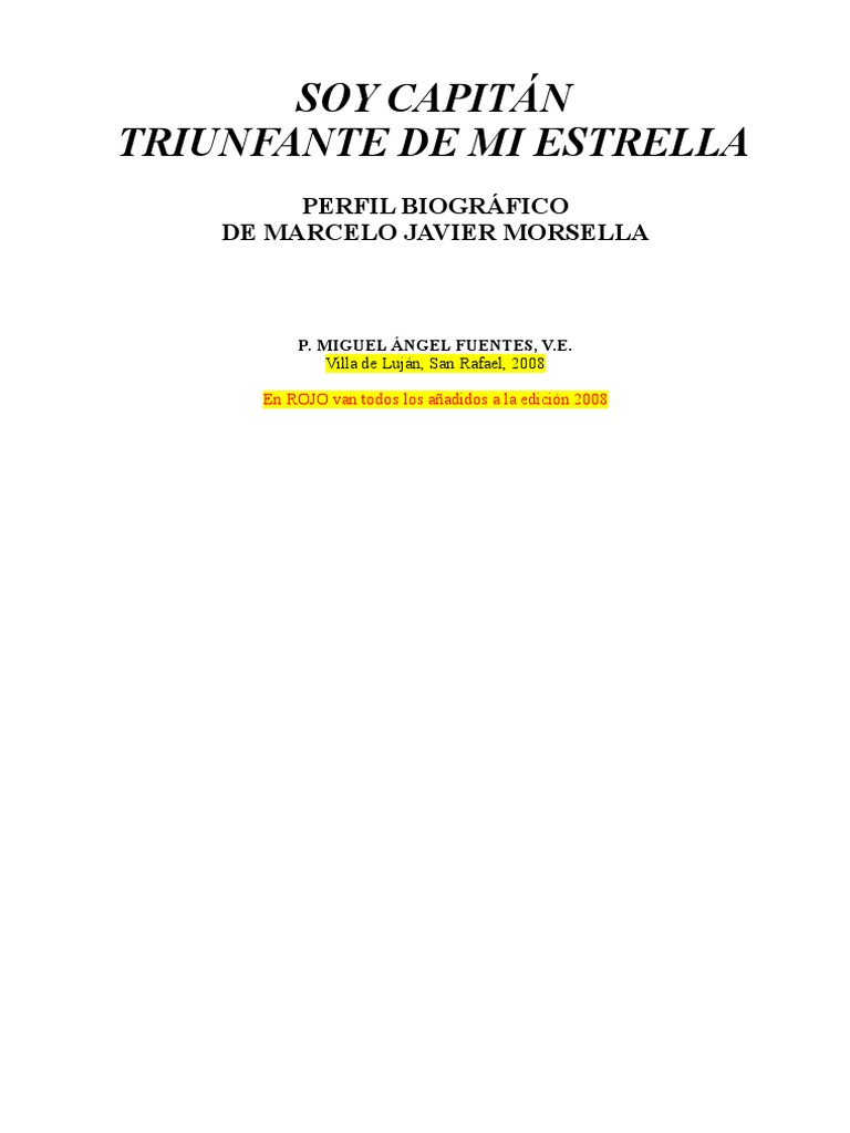 Biografía de Marcelo Javier Morsella | PDF | Oración | María, madre de ...