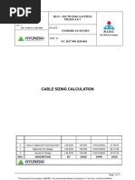 Cable Sizing Worksheet | PDF | Electrical Conductor | Fuse (Electrical)