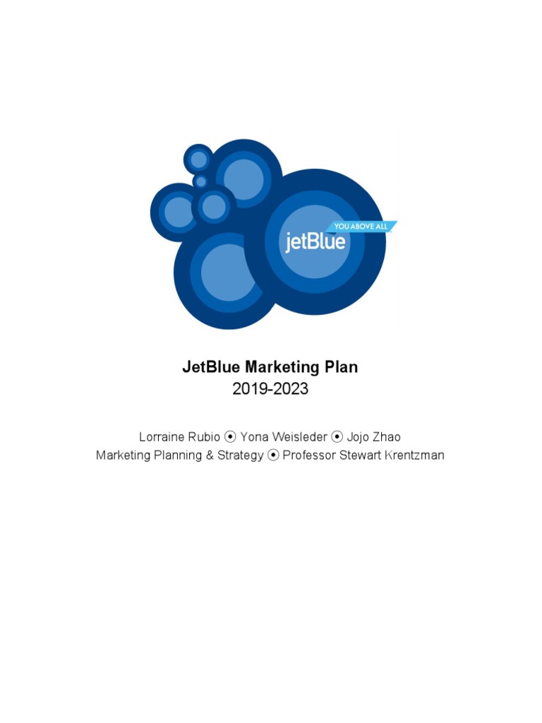 JetBlue 5-Year Marketing Strategy Plan | PDF | Airlines | Low Cost Carrier