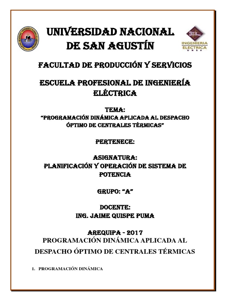 Informe Final | PDF | Programación dinámica | Programación de computadoras