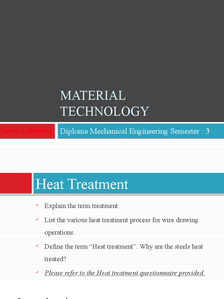 Heat Treatment Processes | PDF | Annealing (Metallurgy) | Chemical Elements