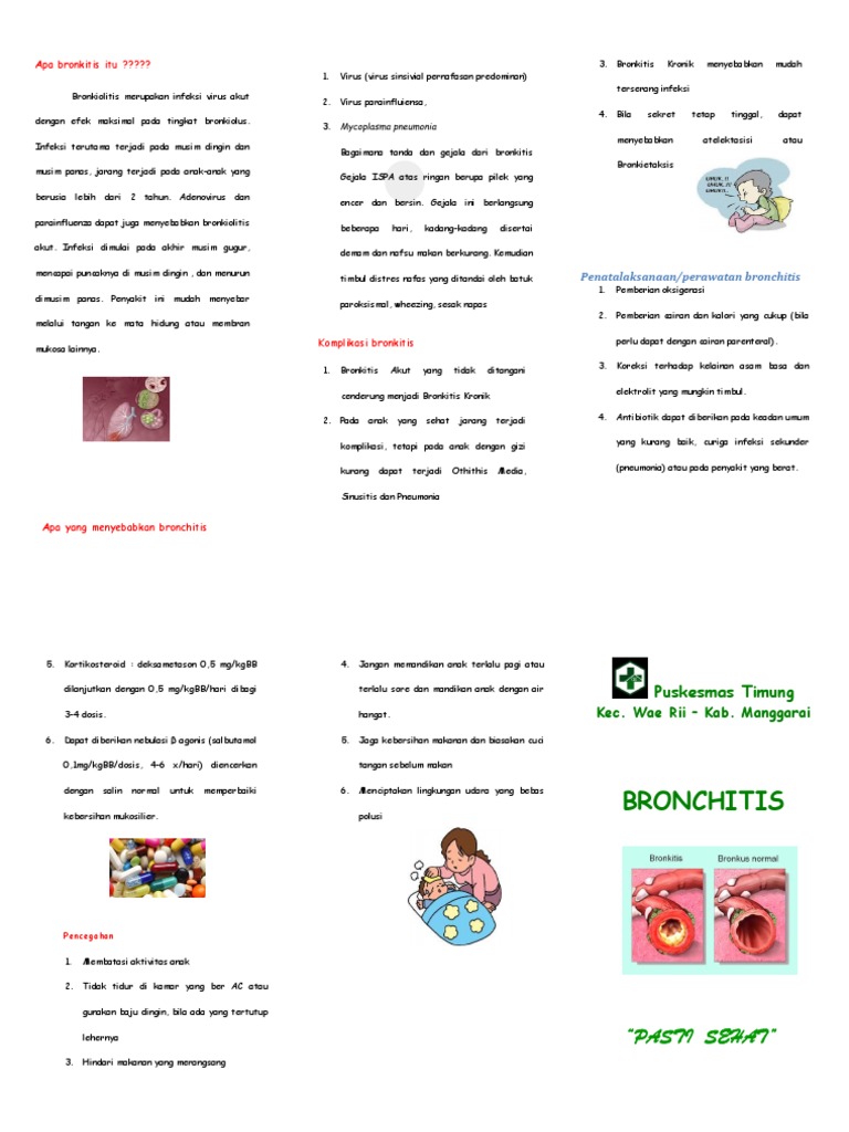Leaflet Bronkitis | PDF