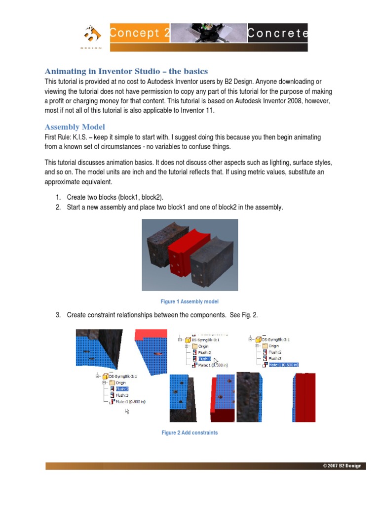Inventor Studio Animation Basics | PDF | Business | Technology ...