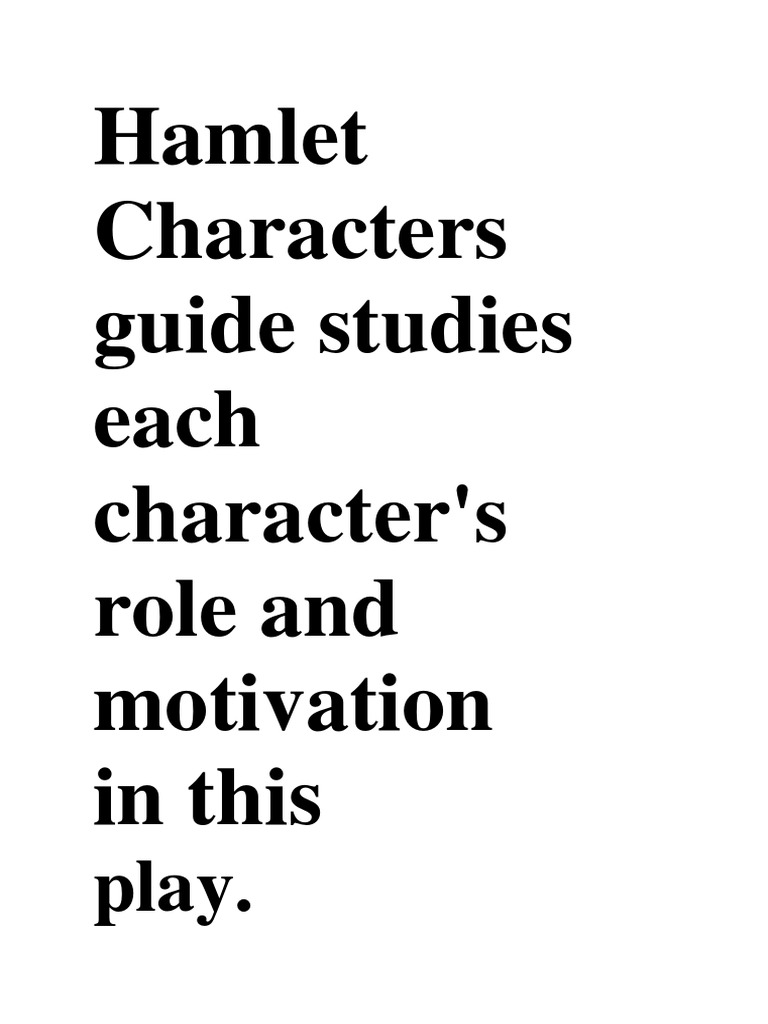 Character Analysis: An in-depth examination of the key figures in ...