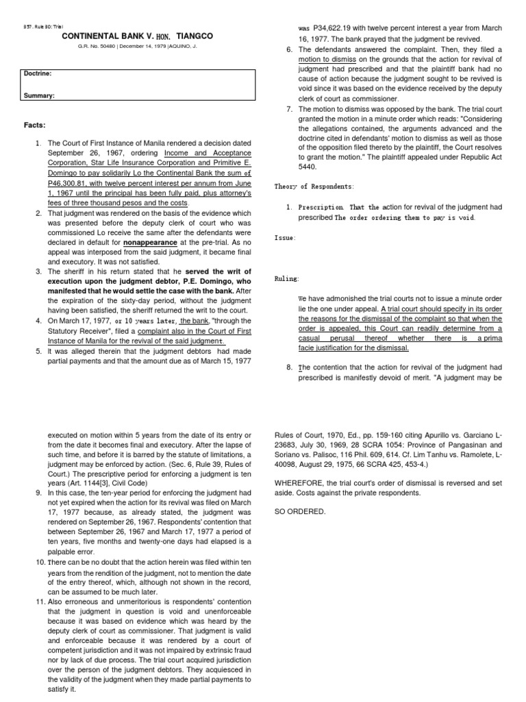 Sandiganbayan grants PABC's motion for summary judgment | PDF | Summary ...