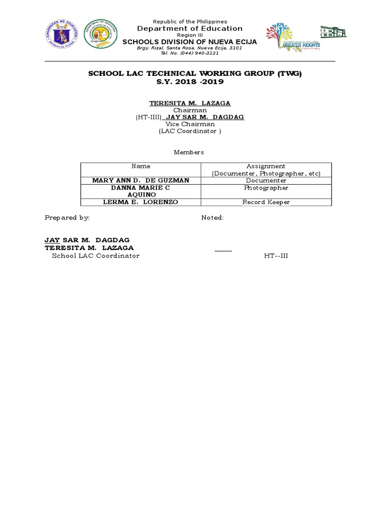 Template 3 - Lac TWG | PDF