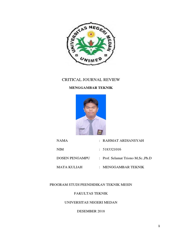 CJR Menggambar Teknik | PDF