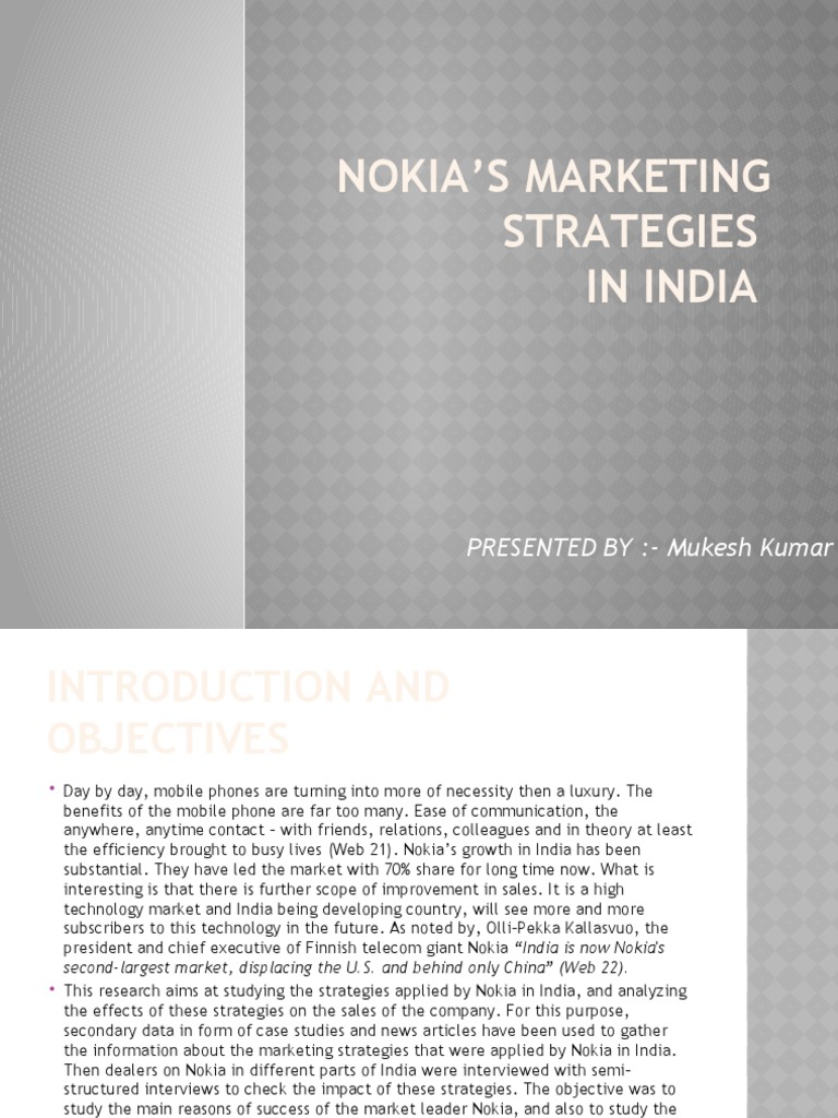 NOKIA | PDF | Nokia | Brand