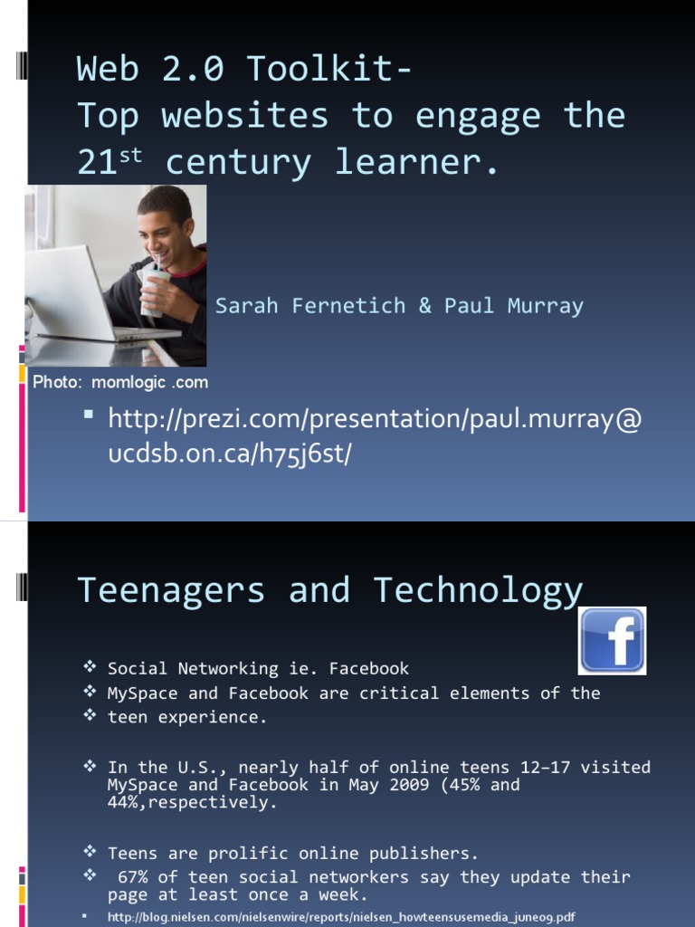 Web 2.0 Toolkit-Top Websites To Engage The 21 Century Learner | PDF ...