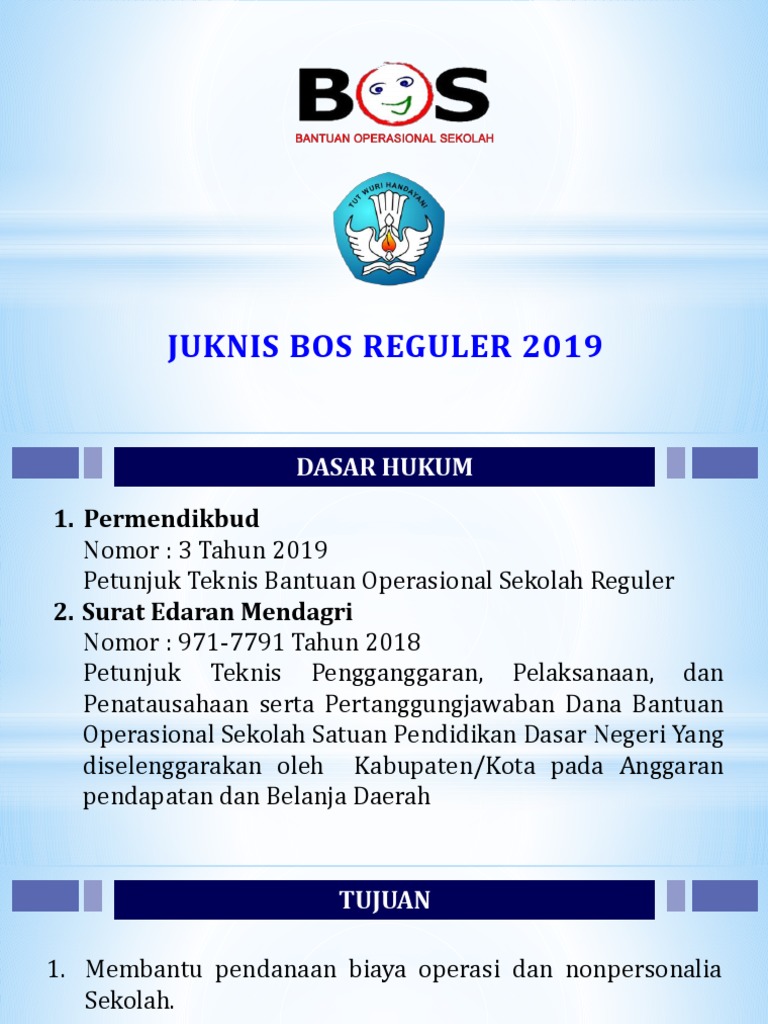 Juknis BOS 2019 | PDF