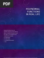 Real-Life Applications of Polynomials | PDF