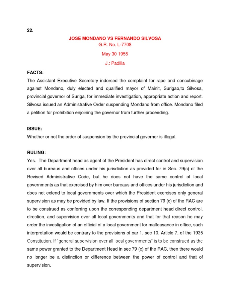 Executive Cases 22-29 | PDF | Presidents Of The United States ...