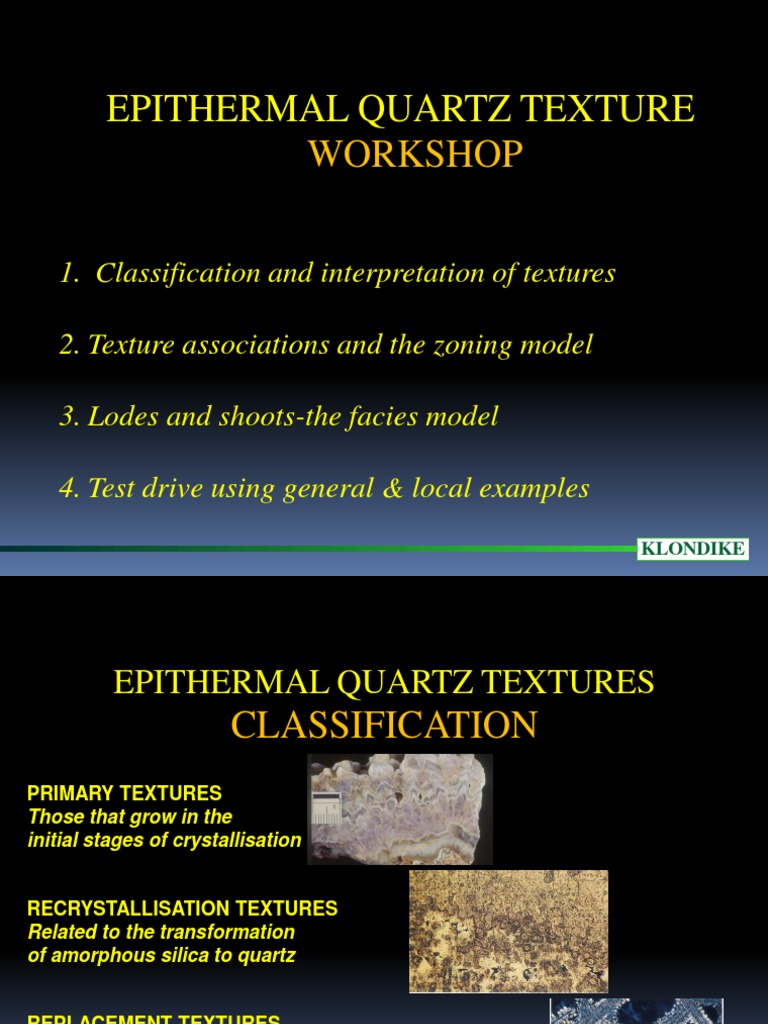 Epithermal System | PDF | Minerals | Crystal