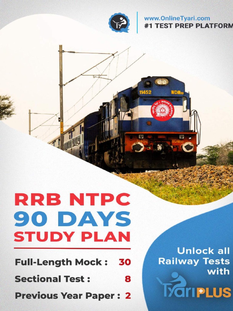 RRB NTPC 90 Days Study Plan | PDF | Ratio | Numbers