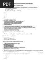 Prueba Elementos de La Comunicacion | PDF