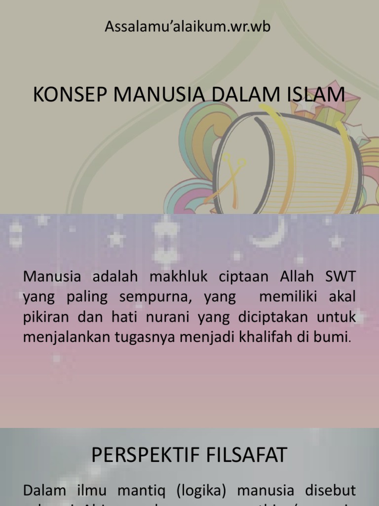 Konsep Manusia Dalam Islam | PDF