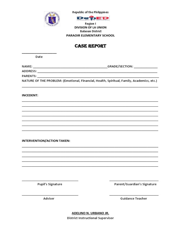 Guidance Form | PDF | Psychology | Learning