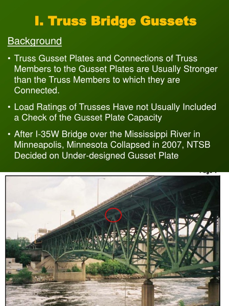 I. Truss Bridge Gussets: Background | PDF | Fracture | Truss