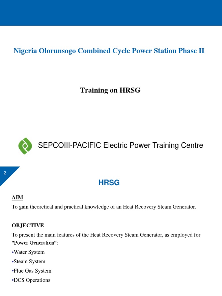 HRSG 2015 PPT-1 | PDF | Boiler | Energy Conversion