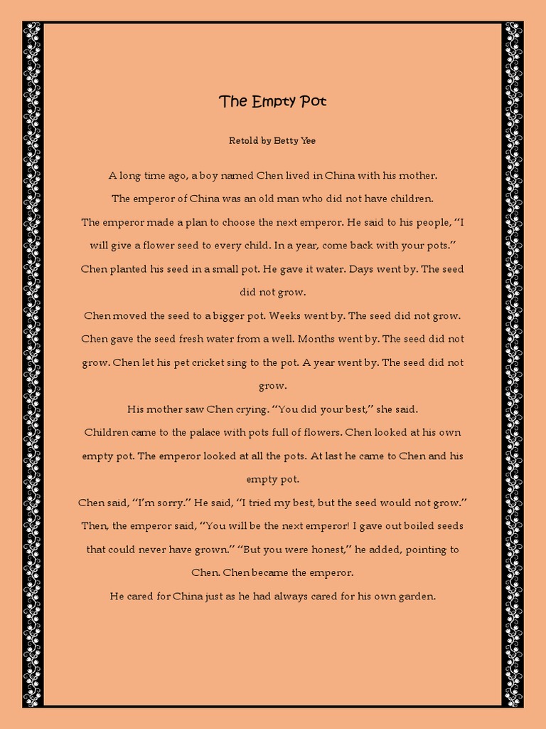 The Empty Pot PDF | PDF