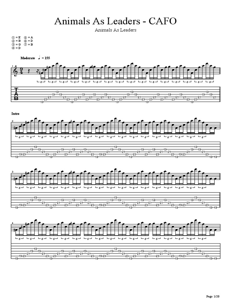 Cafo (Tab From AdamAaron) PDF | PDF | Ouverture (échecs) | Échecs