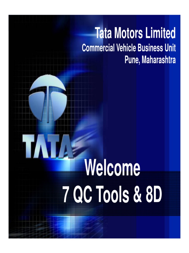 Overview of 7 QC Tools at Tata Motors | PDF | Brainstorming | Scatter Plot