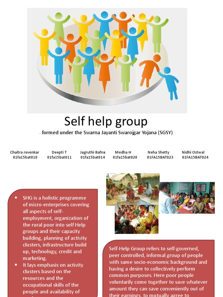 Formation and Functioning of Self Help Groups under the Swarna Jayanti ...