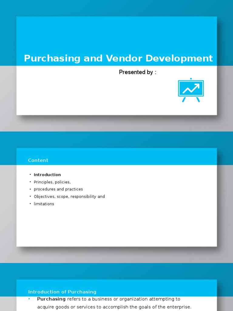 Vendor Development Process Overview | PDF | Economies | Supply Chain ...