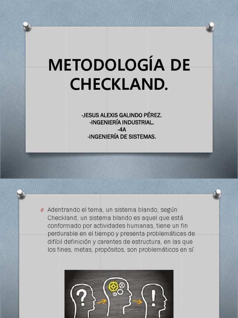 Metodología de Checkland | Descargar gratis PDF | Visión del mundo | Teoría
