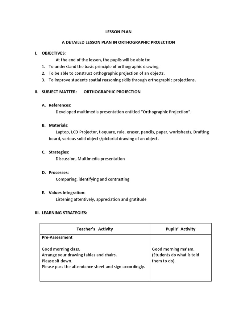 Orthographic Projection | PDF | Technical Drawing | Drawing