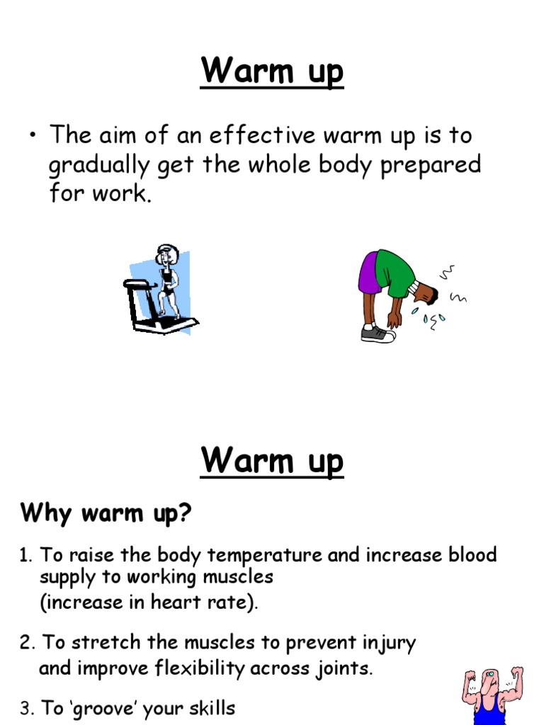 The Importance of Warming Up and Cooling Down for Physical Activity ...