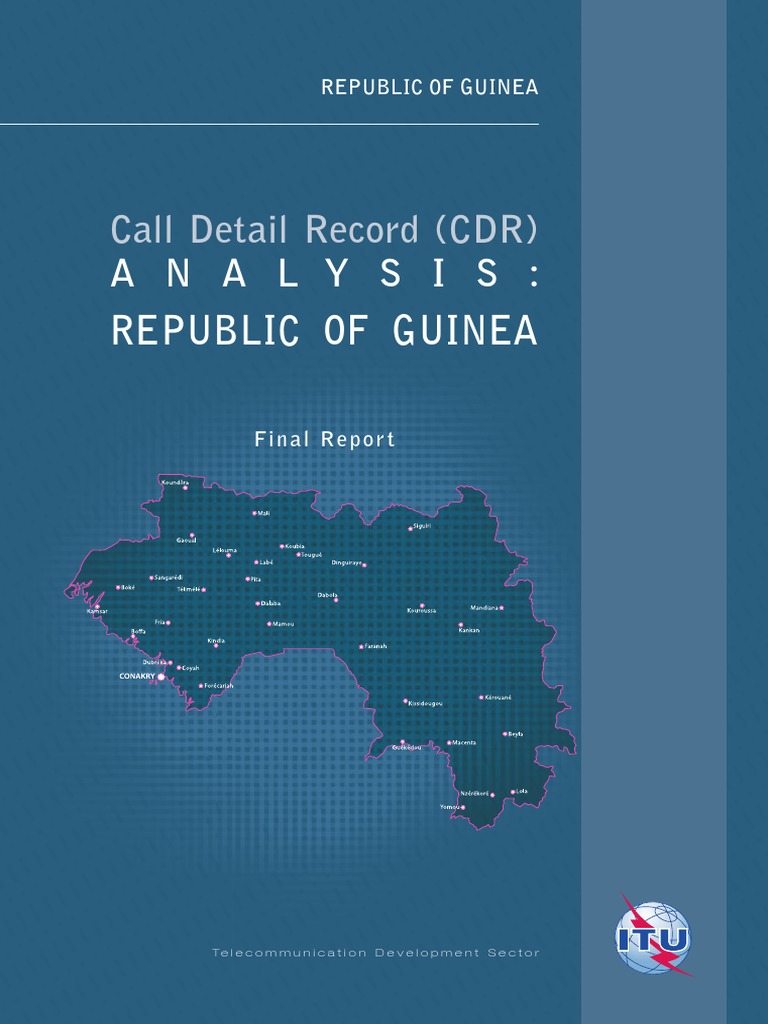Guinea CDR Analysis | PDF | Mobile Phones | Data Analysis