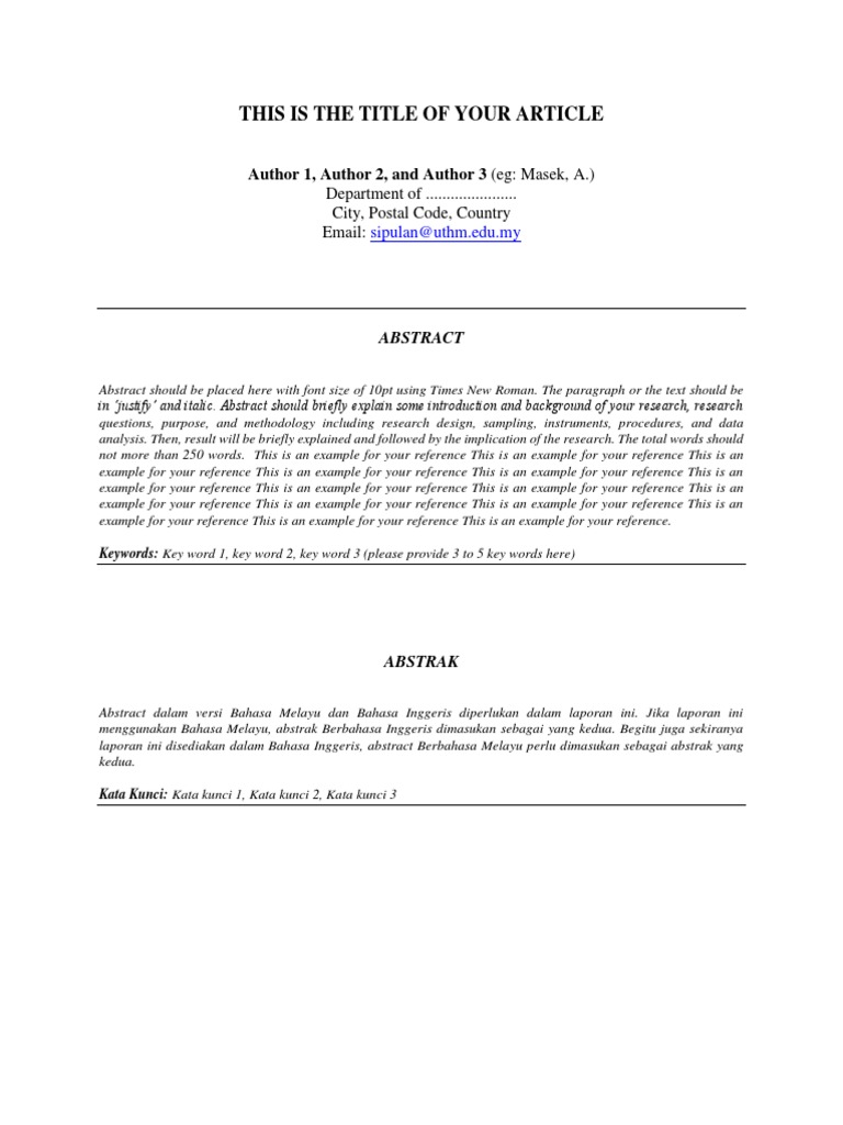 Format Abstrak | PDF