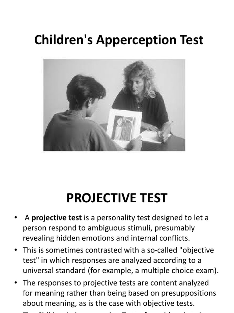 Children's Apperception Test | Download Free PDF | Psychology ...