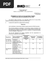 STCW Code Table B-I/2: List of Certificates or Documentary Evidence ...