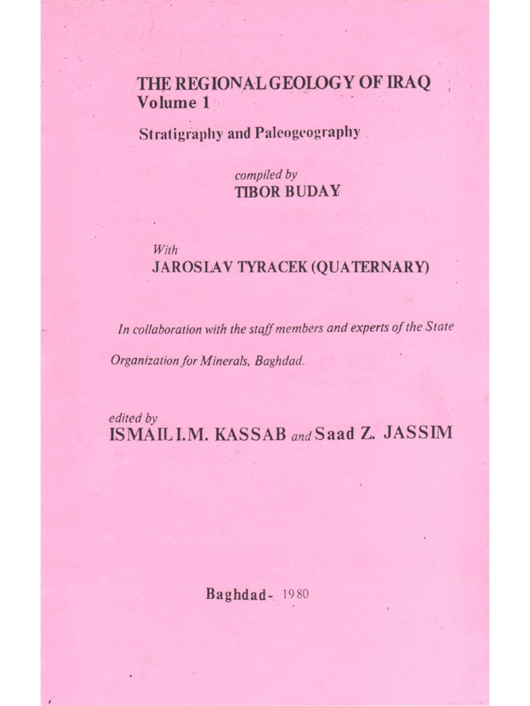 Regional Geology of Iraq - Buday 1980 PDF | PDF | Earth Sciences | Geology