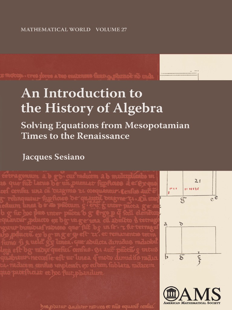 (Bookflare - Net) - An Introduction To The History of Algebra Solving ...