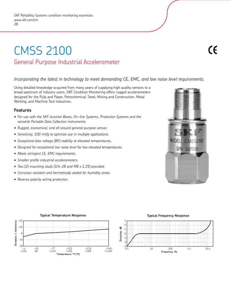 CMSS 2100: General Purpose Industrial Accelerometer | PDF ...