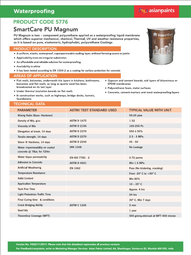 Smartcare PU Magnum - 5776 | PDF