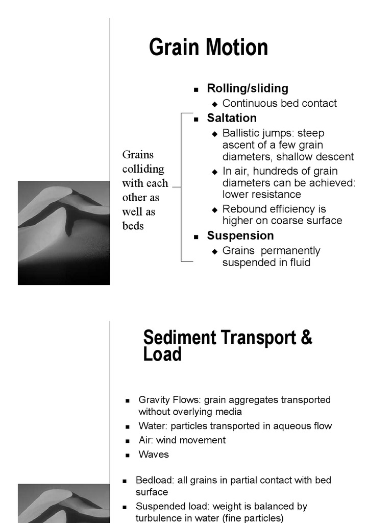 Understanding Saltation in Sediment Transport | PDF | Physical ...