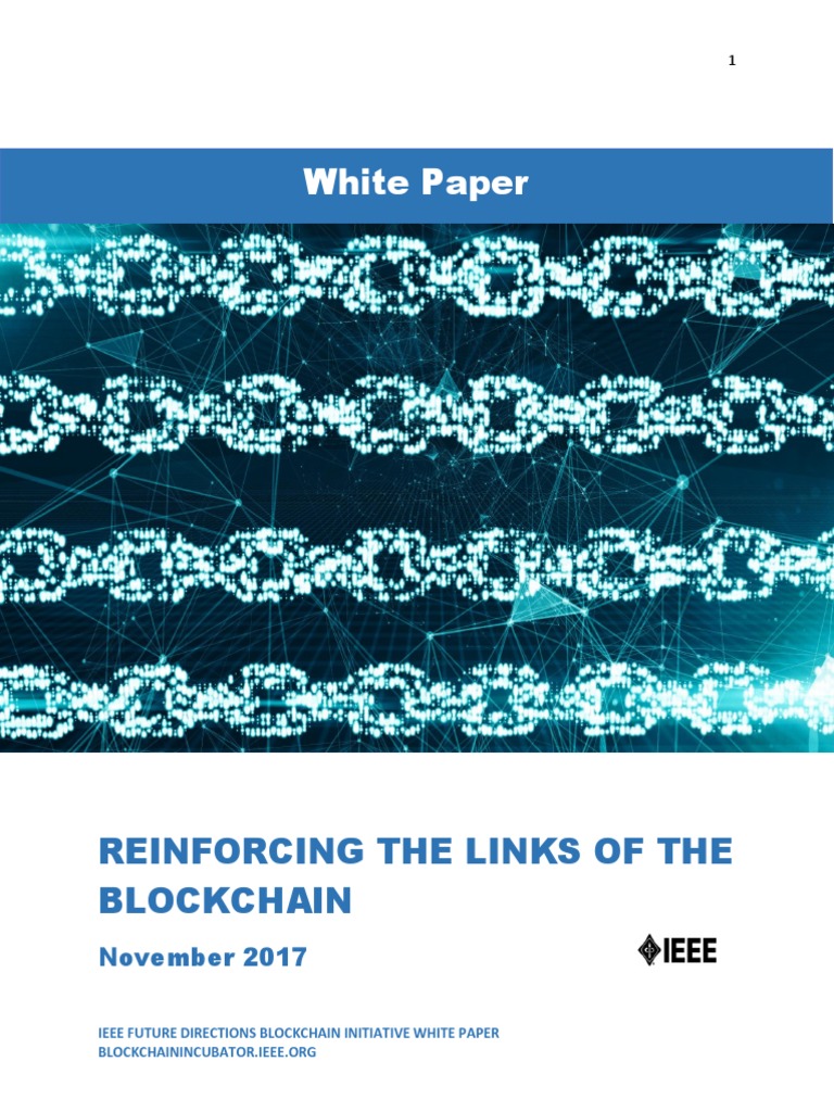 Ieee Blockchain White Paper | PDF | Internet Of Things | Authentication
