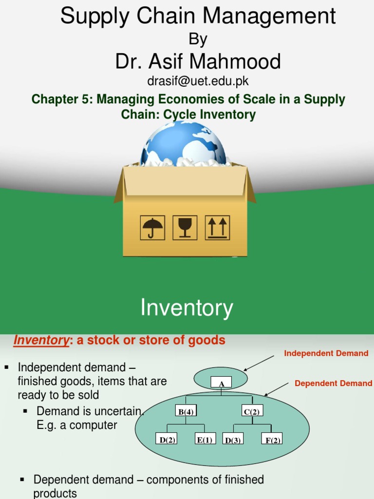 Chapter 5 SCM | PDF | Inventory | Demand