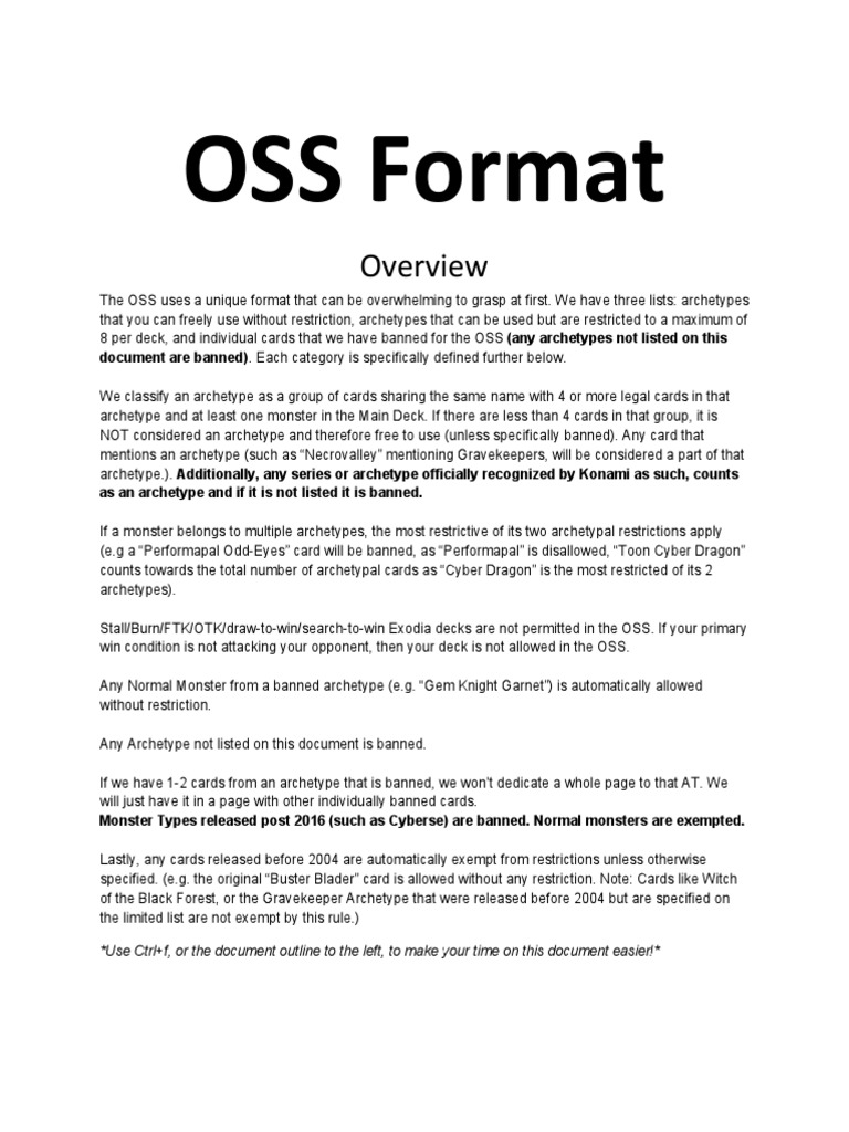 OSS Format Long Version | PDF | Dragon | Magician (Fantasy)
