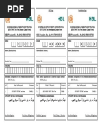HBL Challan Protector Fee Rs.10,000 | PDF